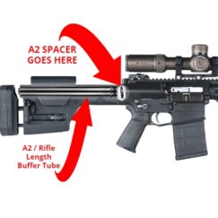 A2 Spacer - Holds the Buffer Retainer Pin for A2 Buffer Tubes and Rifle ...
