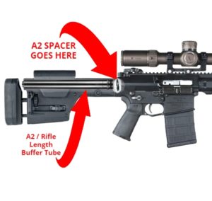 A2 Spacer - Holds the Buffer Retainer Pin for A2 Buffer Tubes and Rifle ...