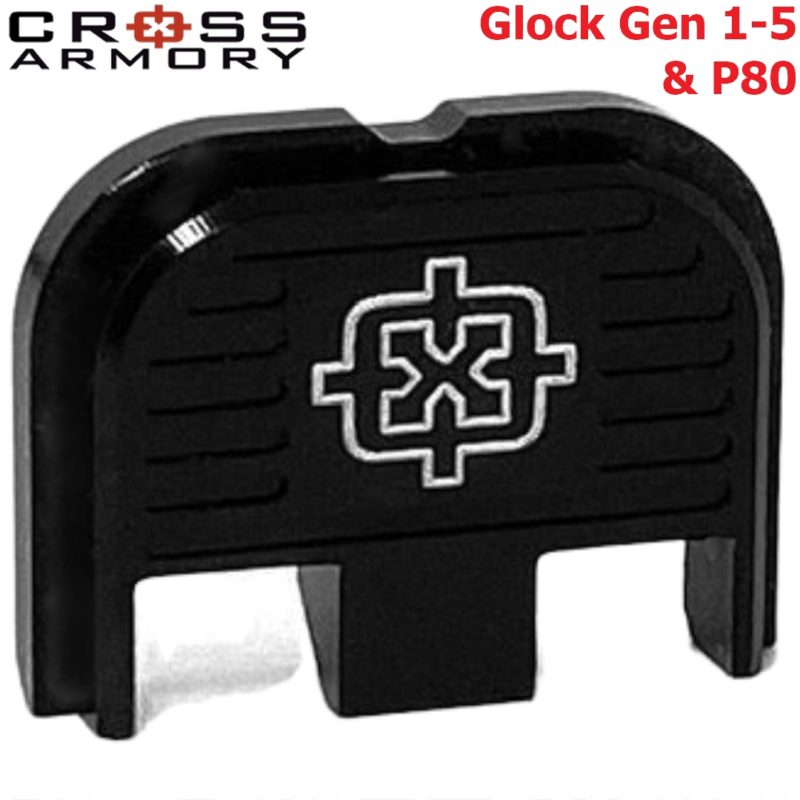 Universal Back Plate | Glock Gen 1-5 & P80 | Cross Armory Parts