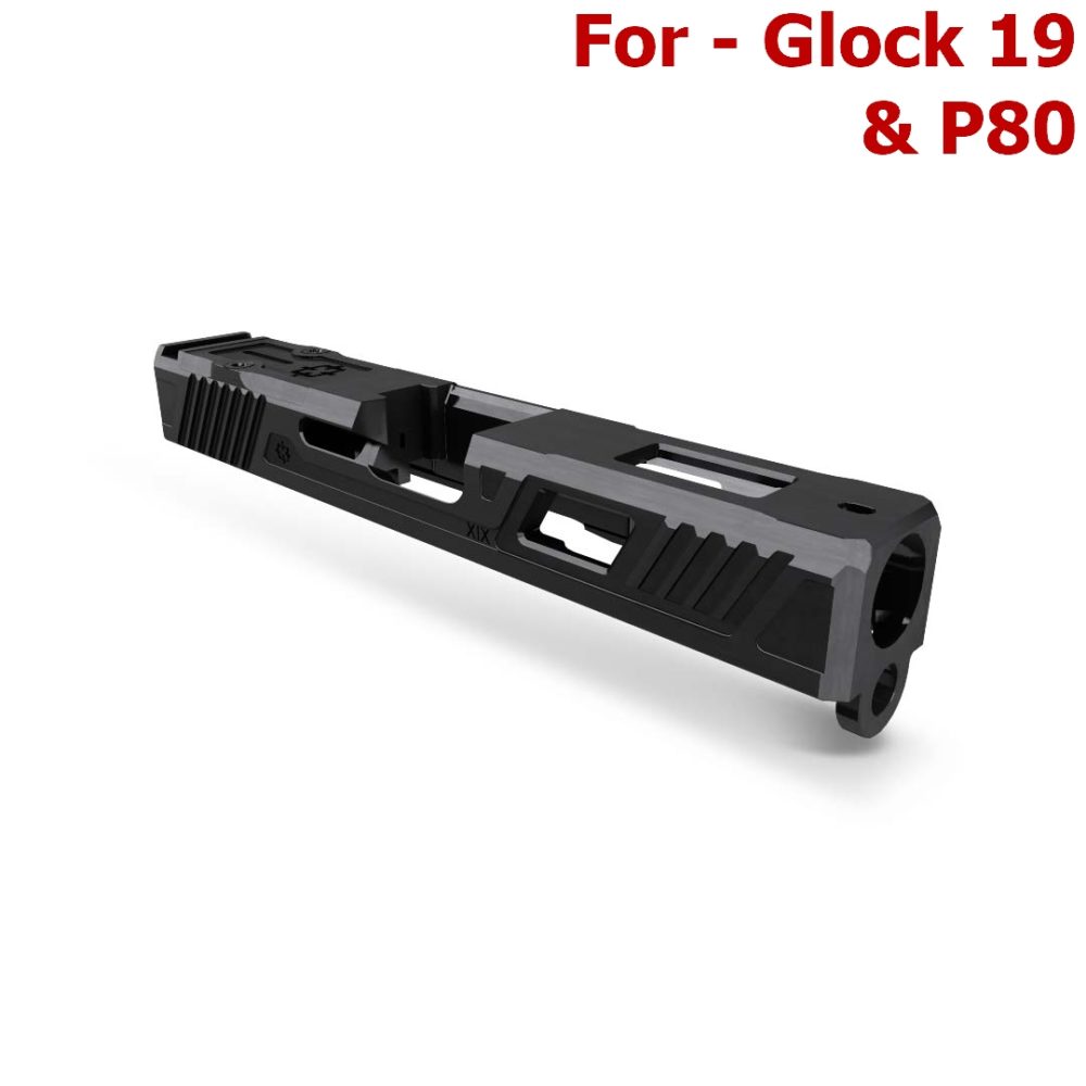Black BUNDLE with Barrel & Slide & Upper Slide Parts Kit for Glock G19 ...