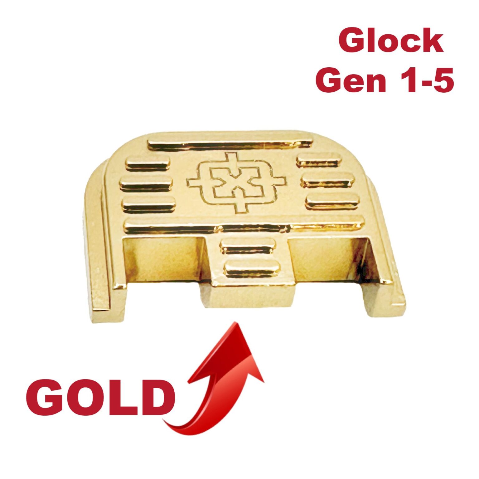 Universal Back Plate | Glock Gen 1-5 & P80 | Cross Armory Parts