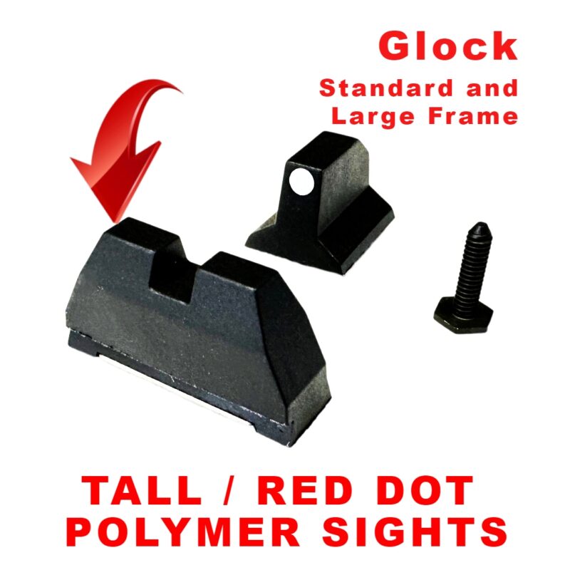 GLOCK Polymer Suppressor Sights | Tall/Red Dot GLOCK Sight | Suppressor ...