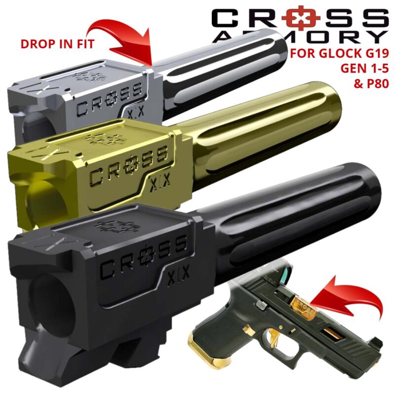 GLOCK Legion Barrel | GLOCK G19 & P80 Barrel | GLOCK Gen 1-5 Barrel
