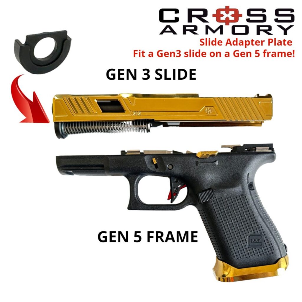 GLOCK Gen 3 Slide Adapter Plate | Slide Adapter Plate for GLOCK Gen 3 to Gen 4/5