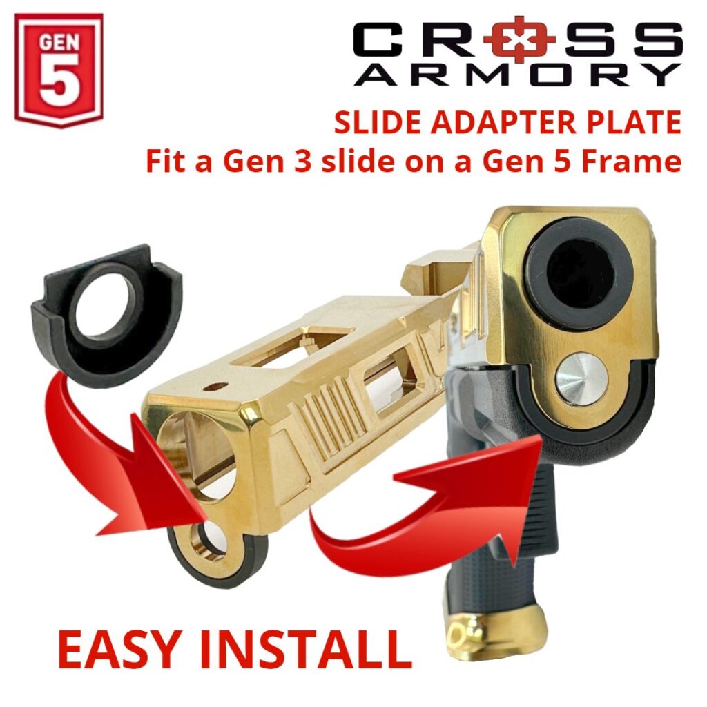 GLOCK Gen 3 Slide Adapter Plate | Slide Adapter Plate for GLOCK Gen 3 ...