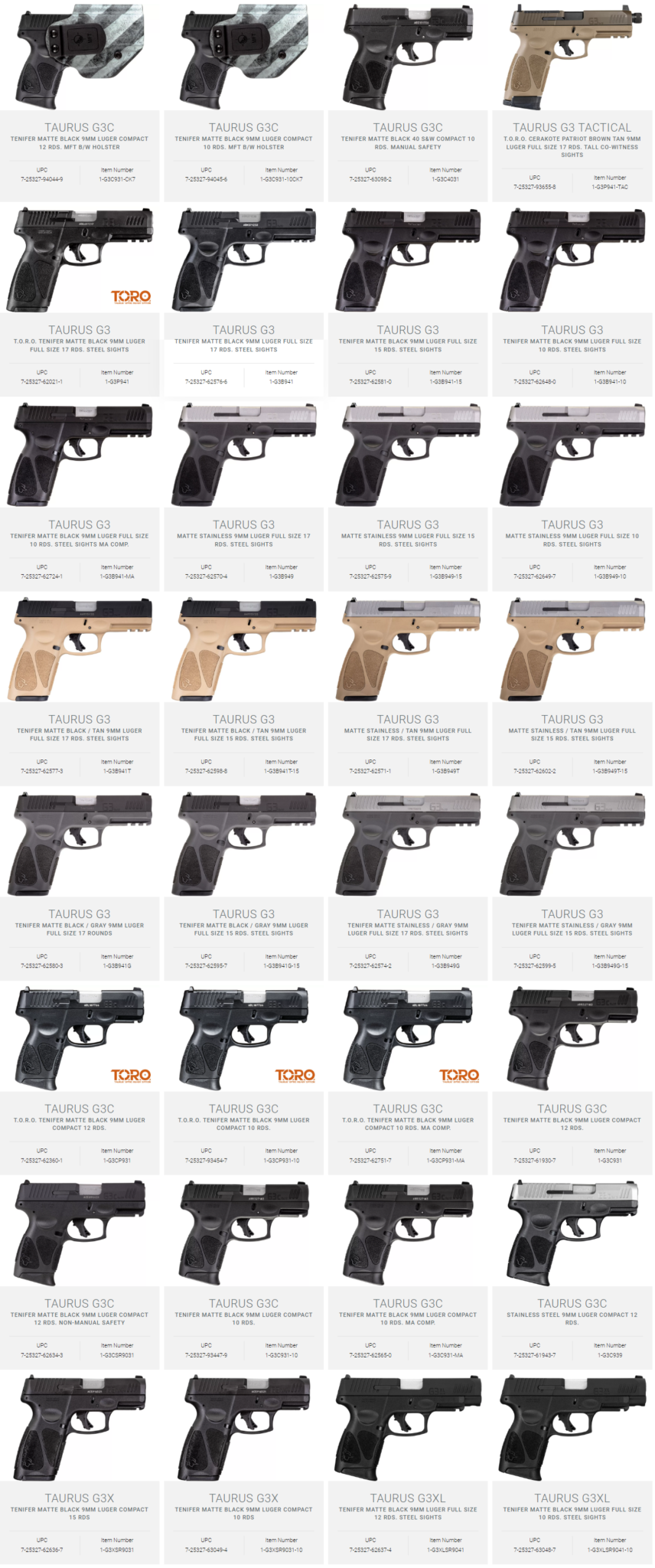 Extended Magazine Release / Catch for TAURUS G3 / G2 by Cross Armory