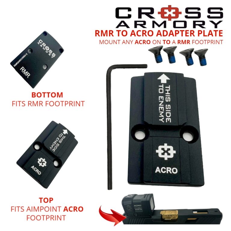 RMSC to RMR Adapter Plate | Convert RMSC Optic Cut to Fit RMR Red Dot Sight