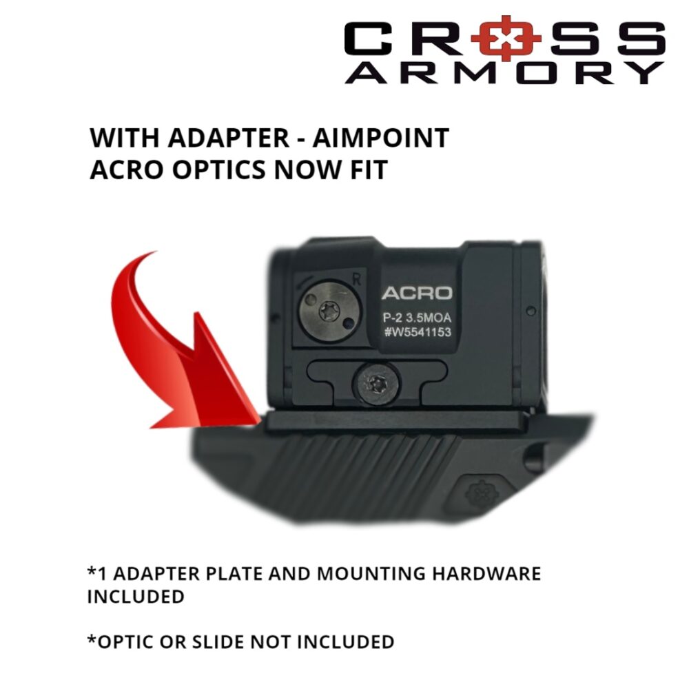 RMR to Acro Adapter Plate | Convert RMR Optic Cut to Fit Acro Red Dot Sight