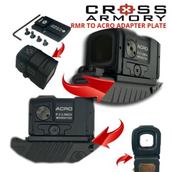 RMR to Acro Adapter Plate | Convert RMR Optic Cut to Fit Acro Red Dot Sight
