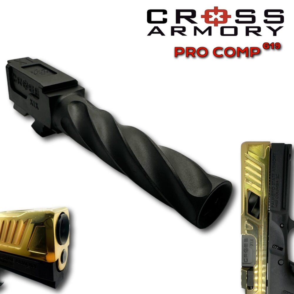 Pro Comp Spiral Barrel | GLOCK G19 & G-Series Frames| Cross